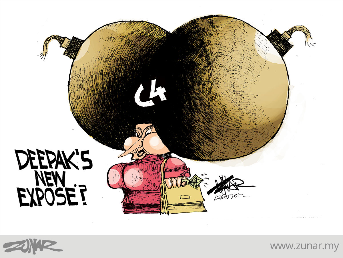 Deepak Expose - Zunar Cartoonist