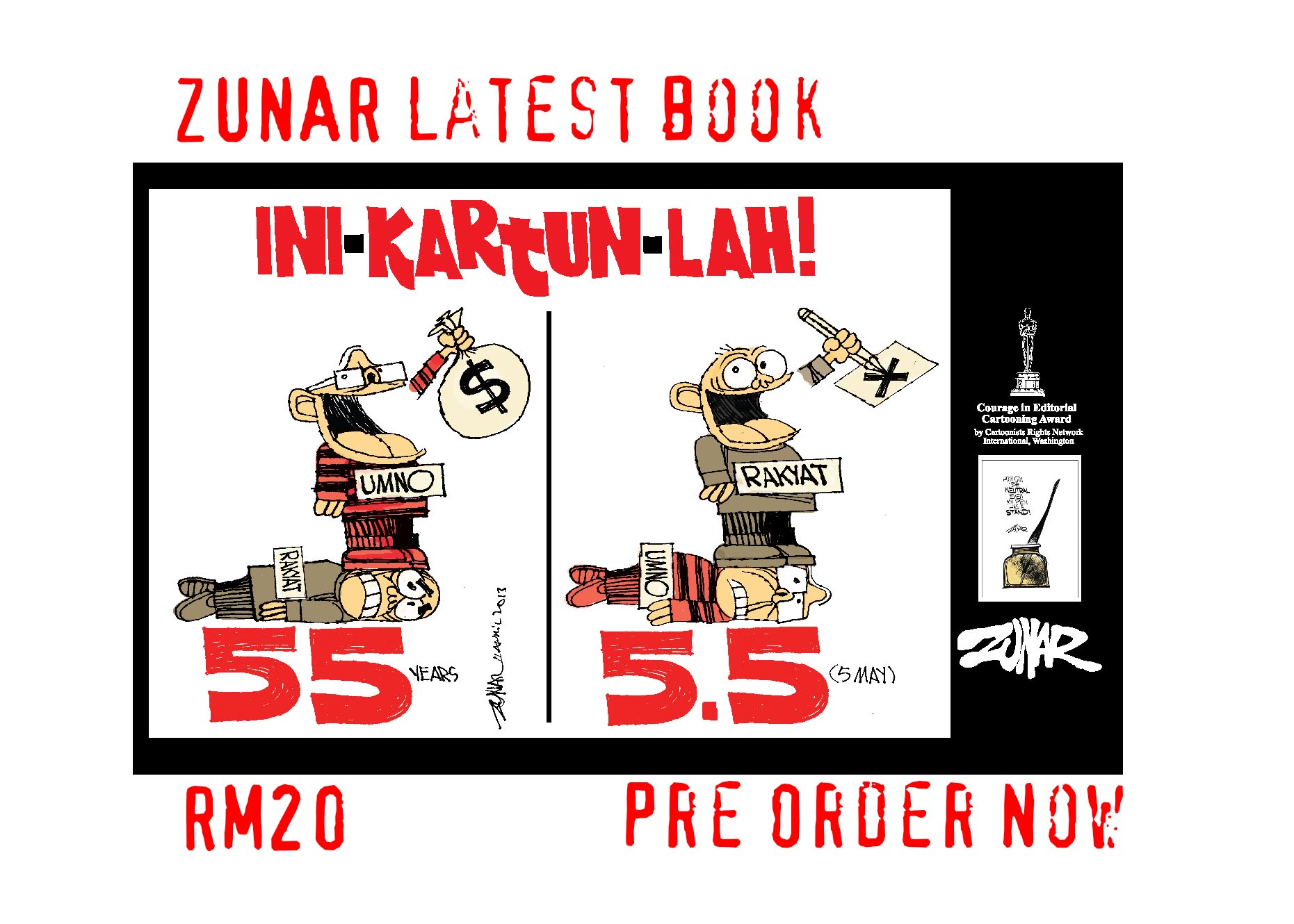 Ini-Kartun-Lah : Zunar's new cartoon book open for pre-orders! - Zunar ...