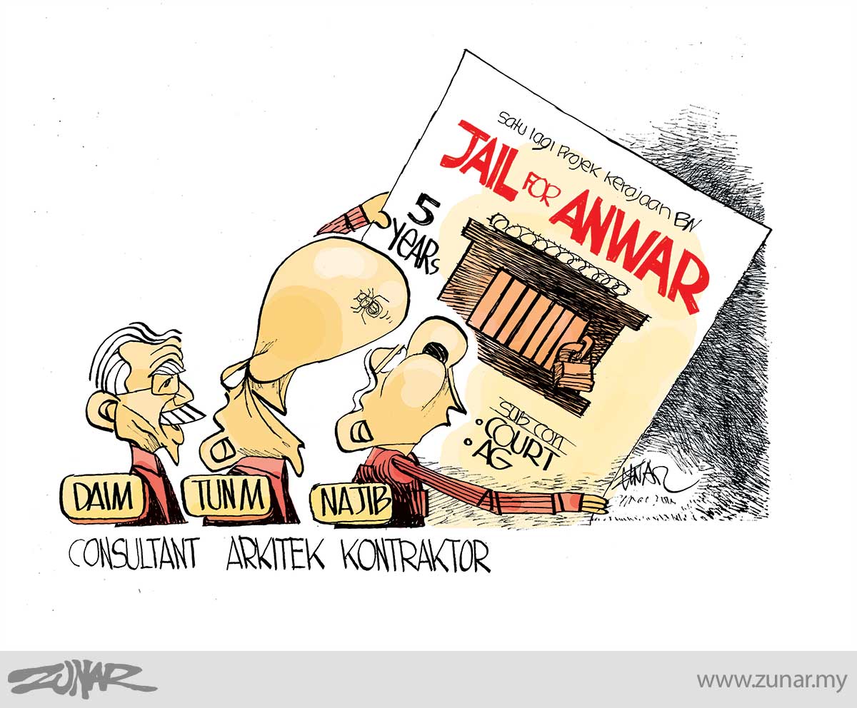 Jail for Anwar - Zunar Cartoonist