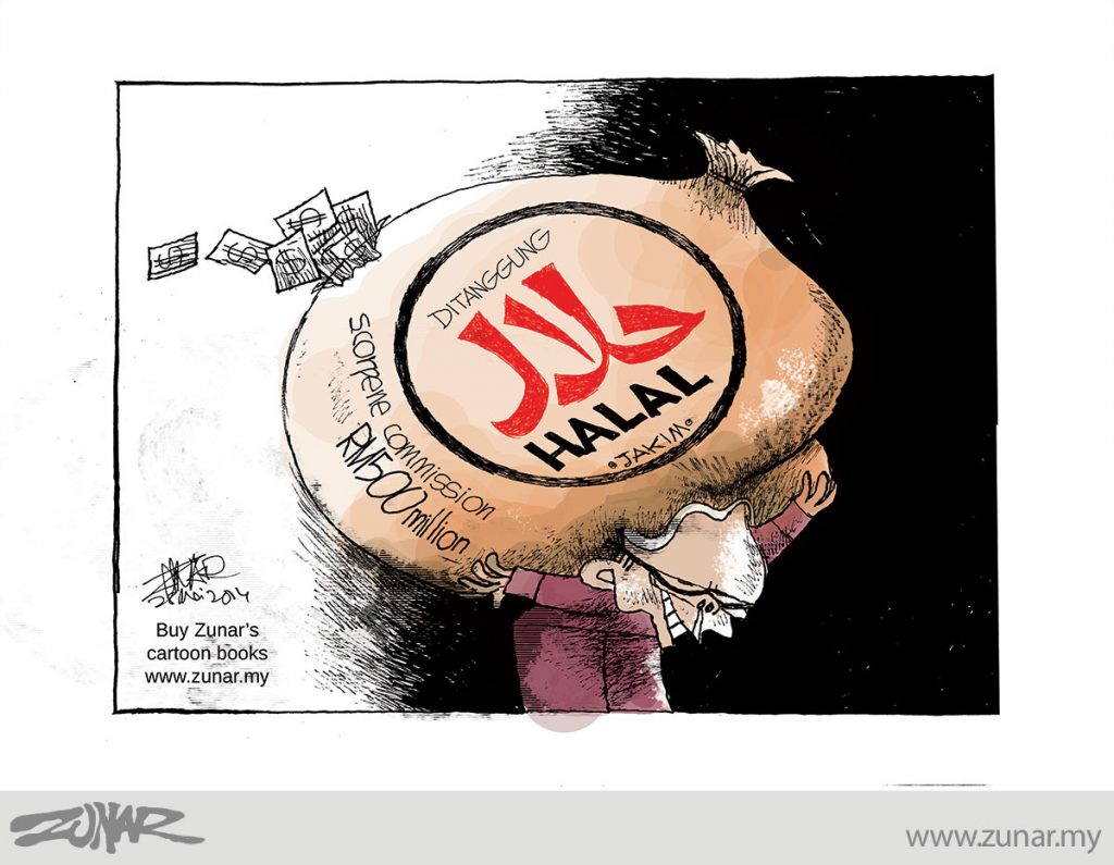 Halal - Zunar Cartoonist