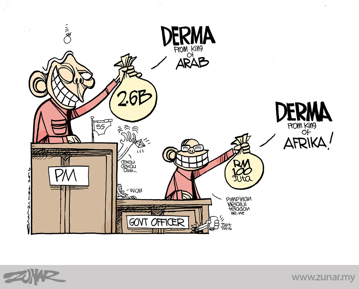 Derma King – Zunar Cartoonist