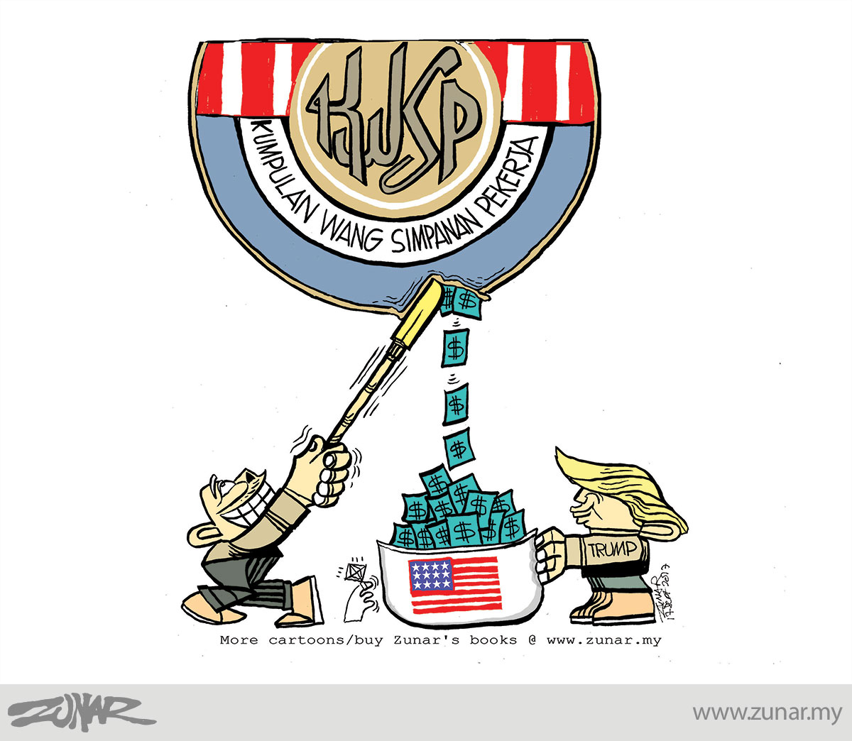 JIB US KWSP - Zunar Cartoonist