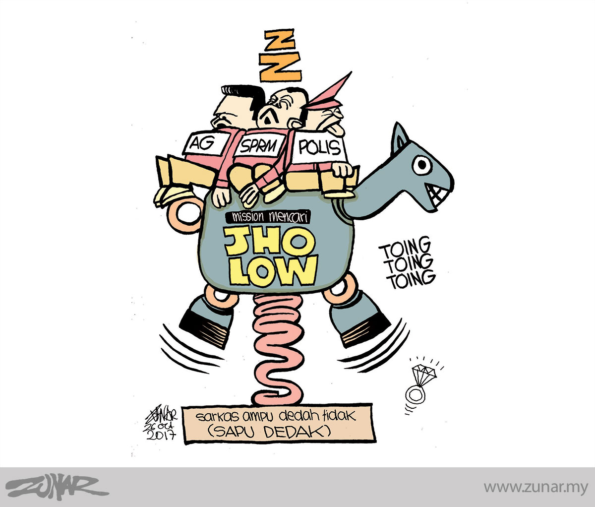 Cari Jho Low - Zunar Cartoonist