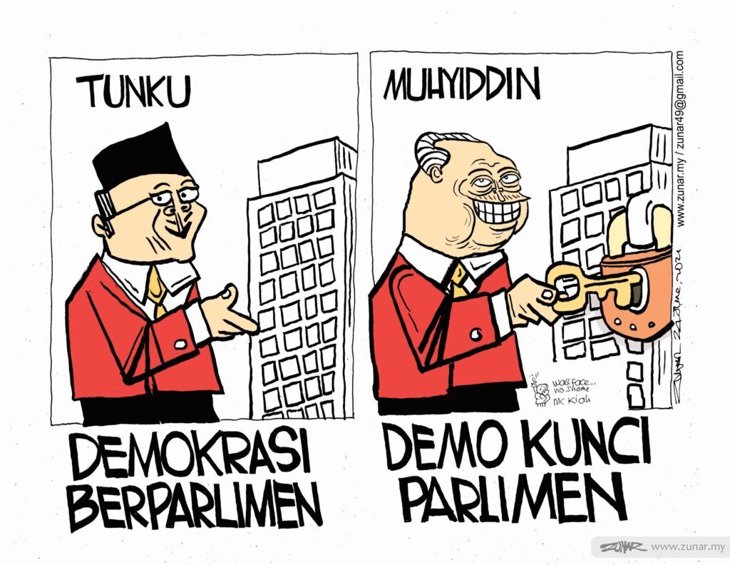 Demo Kunci Parlimen! - Zunar Cartoonist