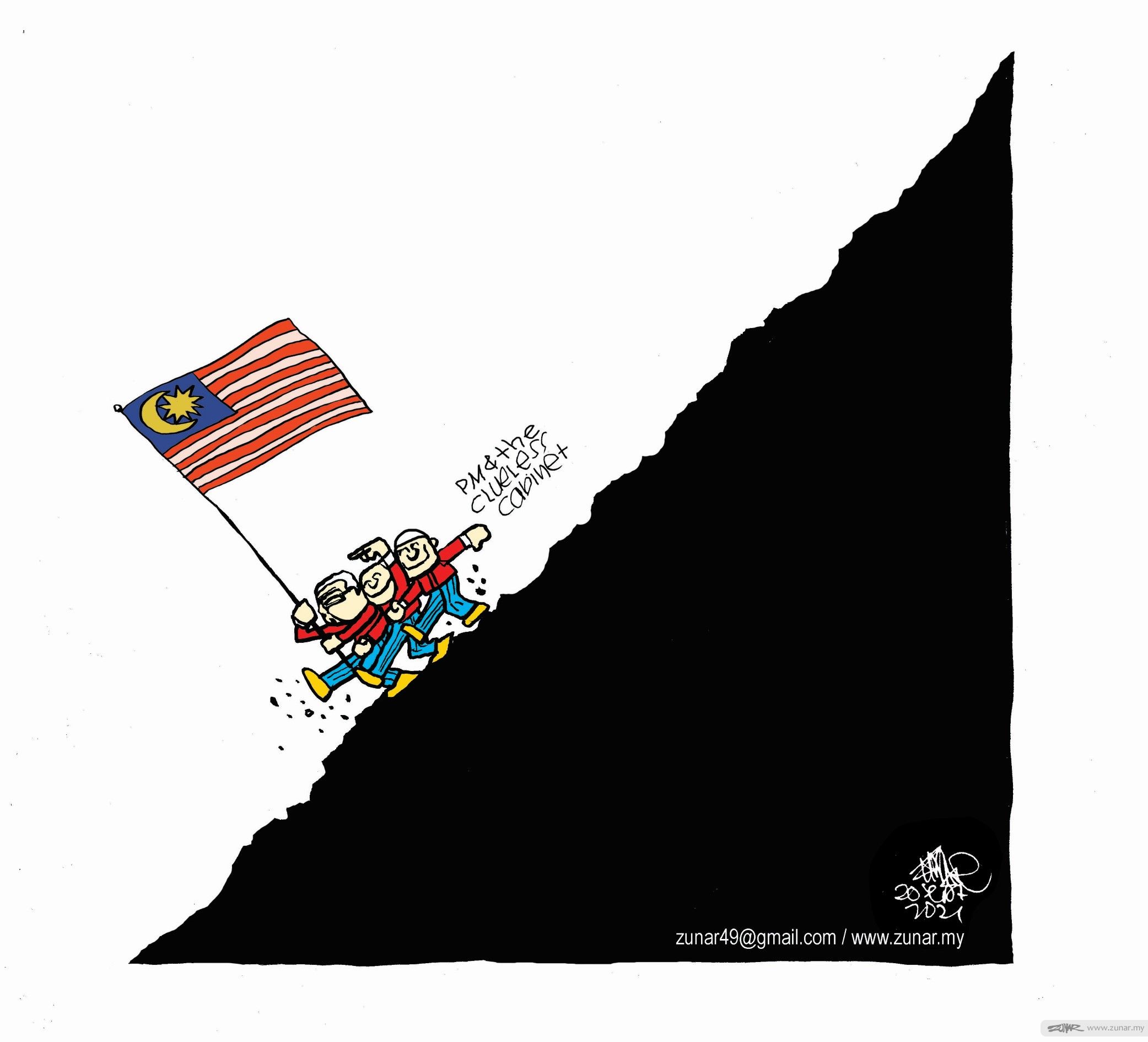 PM & the Clueless Cabinet - Zunar Cartoonist