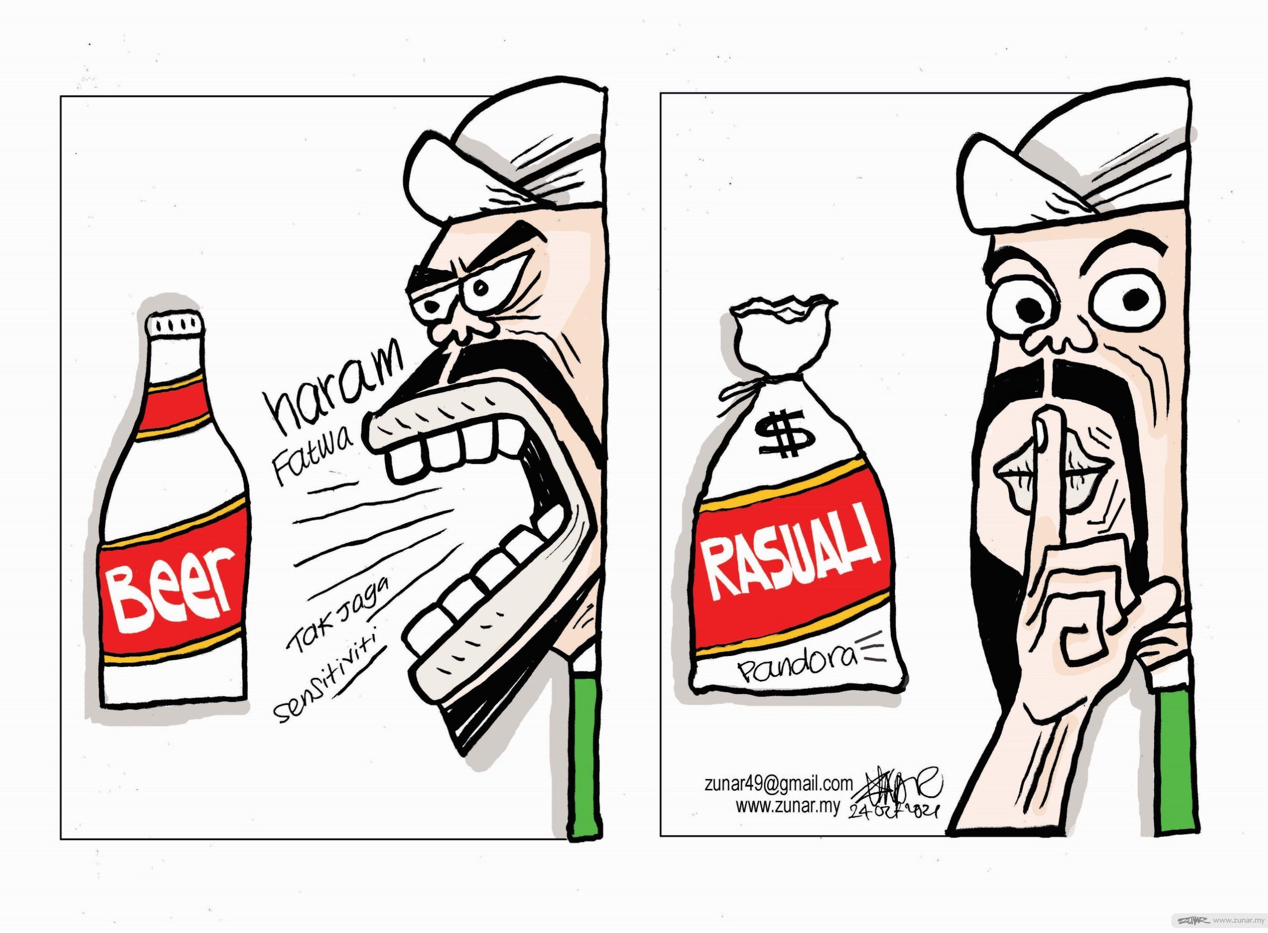 BEER vs RASUAH! - Zunar Cartoonist